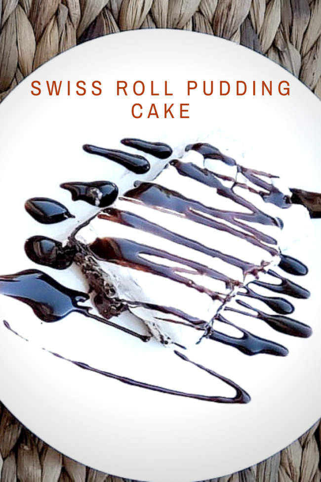 Swiss Roll Pudding Cake Recipe - Thrifty NW Family